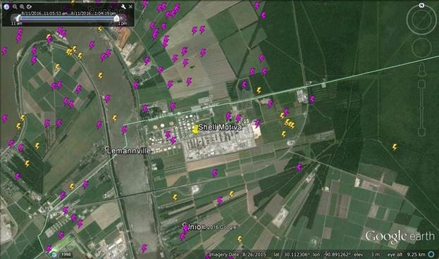 Motiva Oil Refinery Fire Possibly Started by Lightning Strike